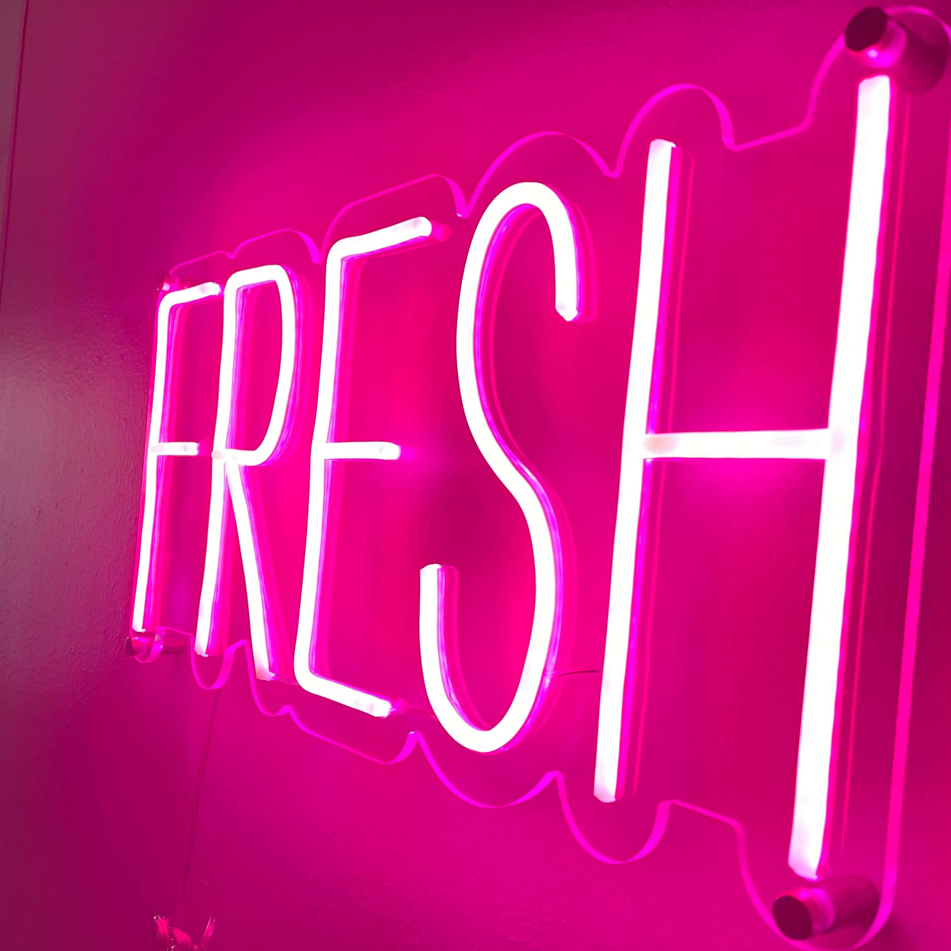 Fresh Neon Sign for Restaurant Decor