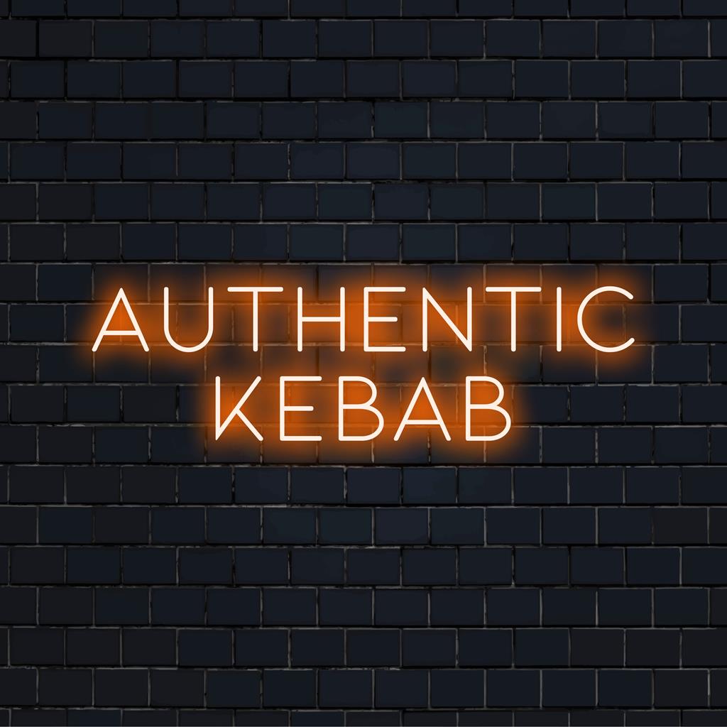 Authentic Kebab LED Neon Sign | Custom Neon Light Decor – The Art Neon