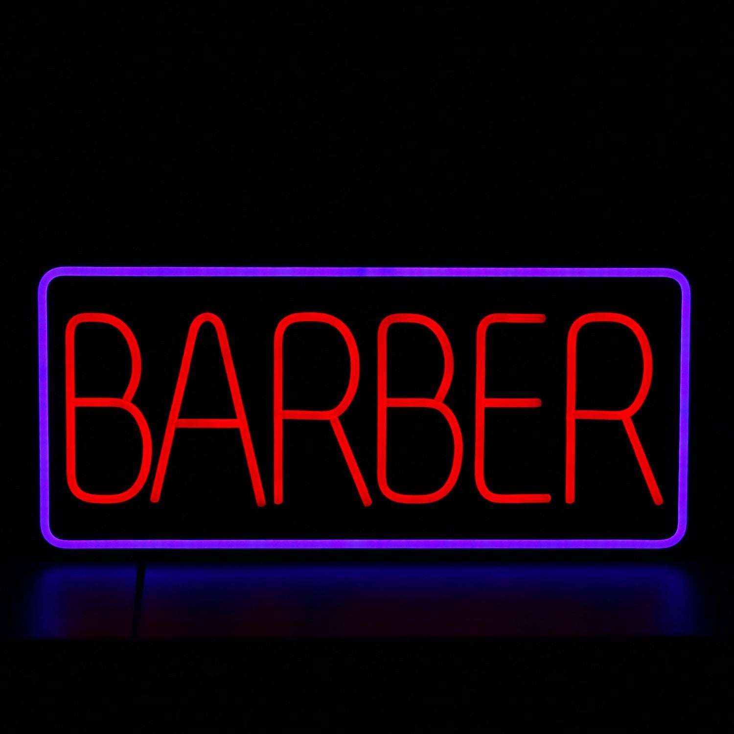 Barber Neon Sign - Brighten Your Shop – The Art Neon