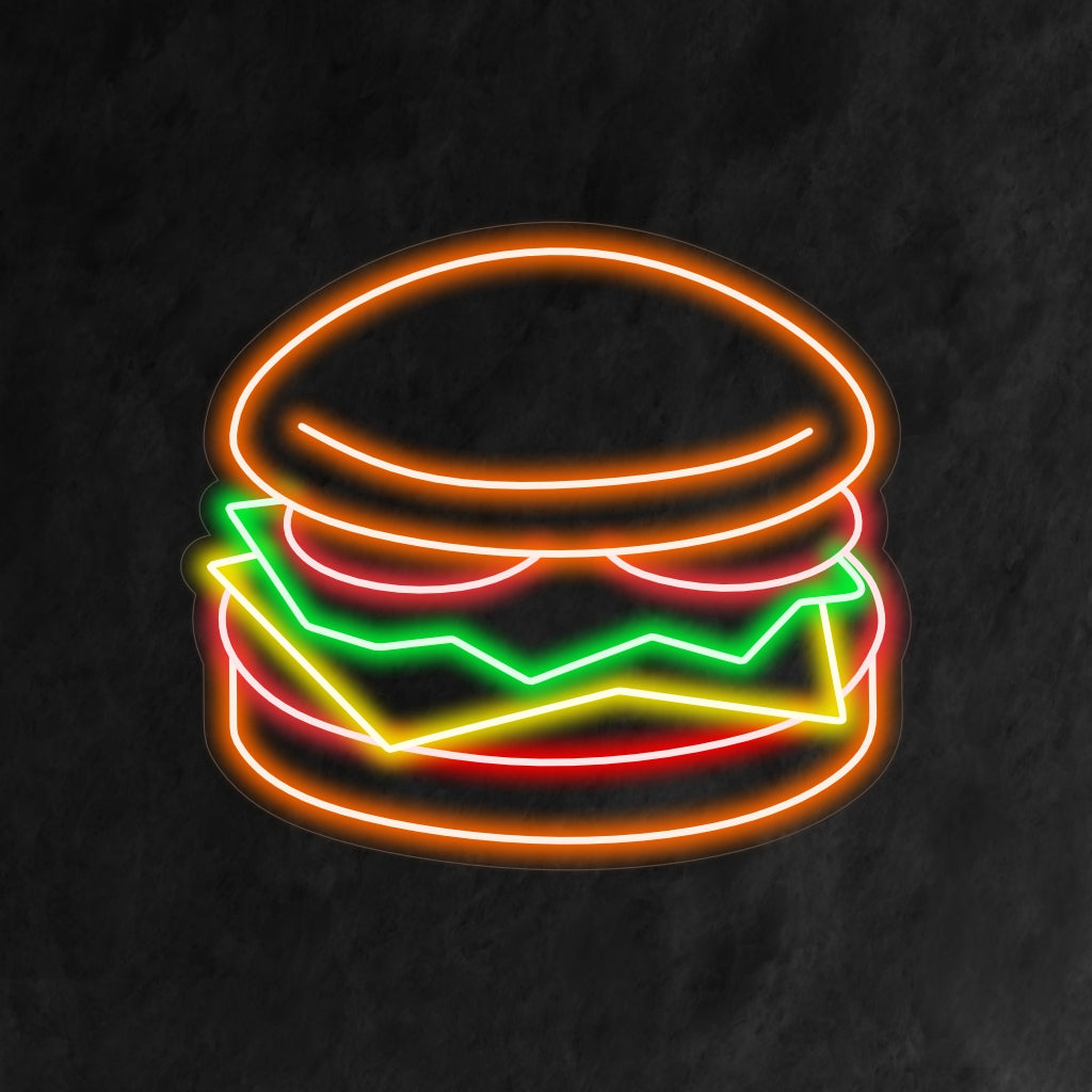 Classic Craving: Burger Neon Sign | The Art Neon