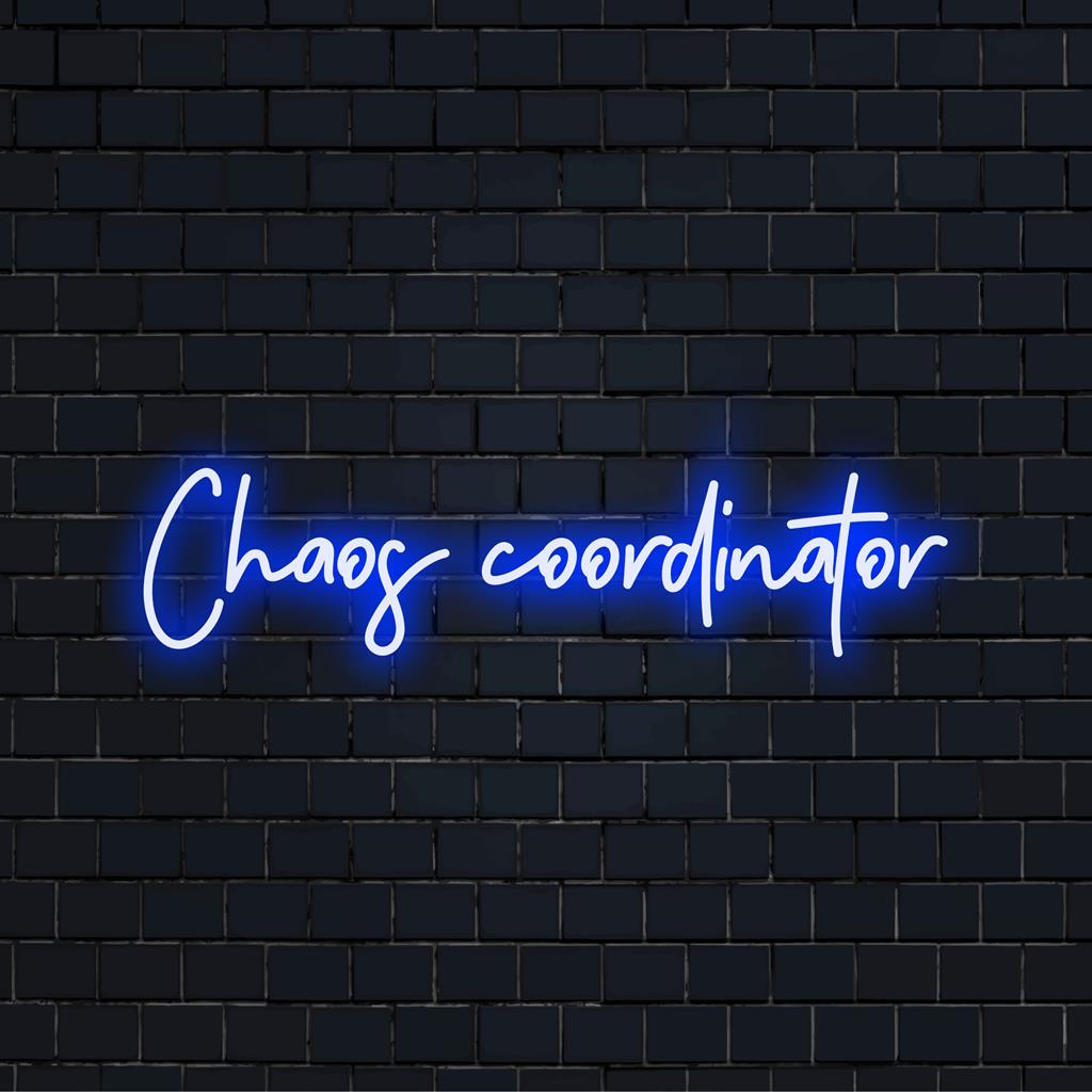 Chaos Coordinator Custom Made LED Neon Signs: Unique Neon Decor – The ...