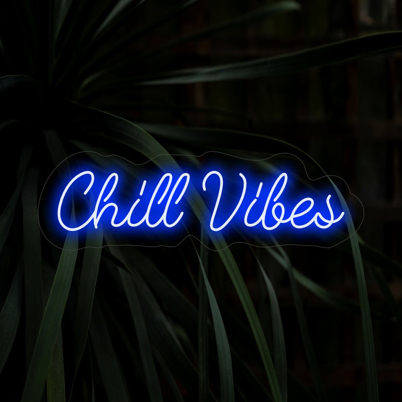 Relax in Style with The Art Neon's 'Chill Vibes' Neon Sign – Cool ...