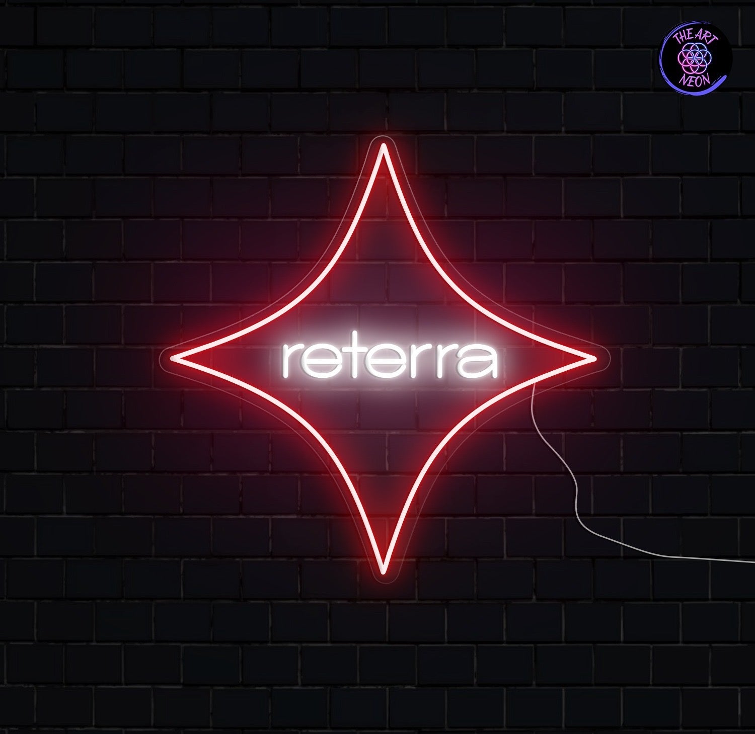 Custom LED Neon Sign – Logo Style – The Art Neon