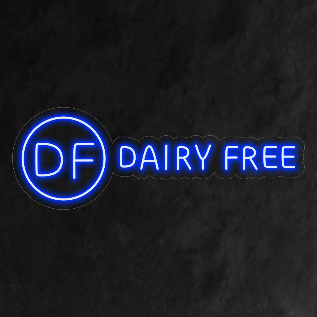 Dairy-Free Delight: Dairy Free Neon Sign | The Art Neon