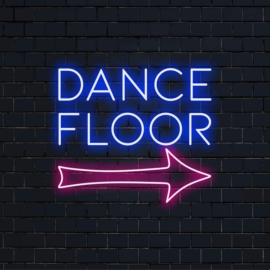 Dance Floor Custom Made LED Neon Signs - Unique Decor – The Art Neon
