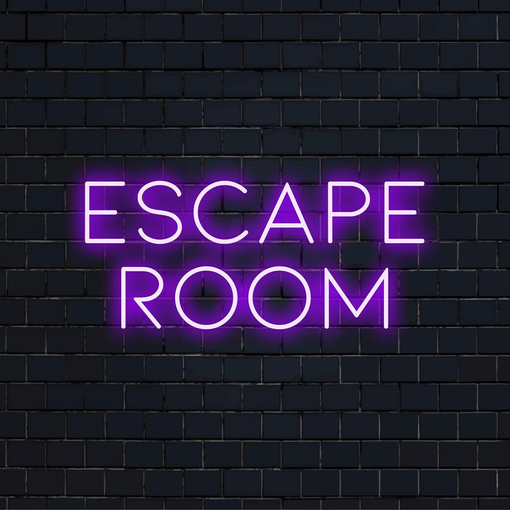 Escape Room Custom Made LED Neon Sign - Unique, Personalized Neon Light ...