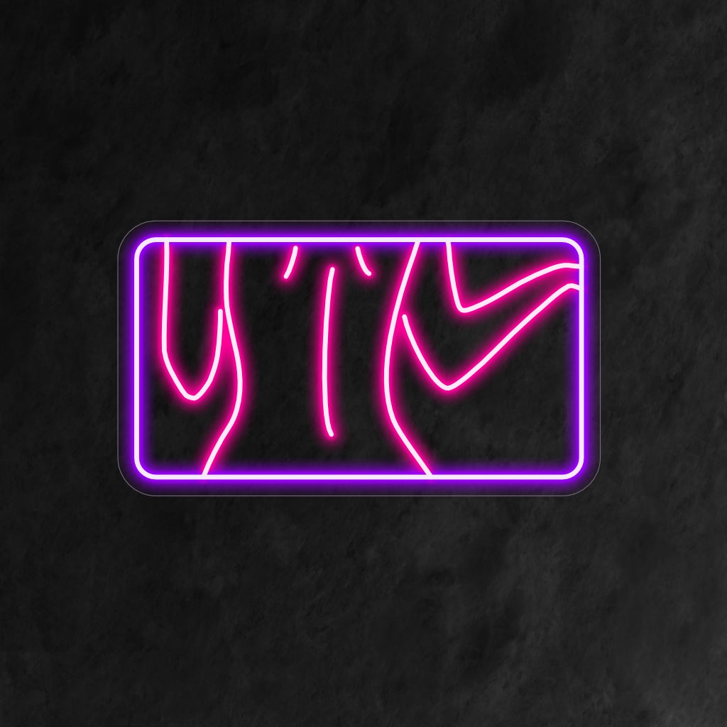 Female Back Neon Sign | Intriguing LED Wall Art | The Art Neon
