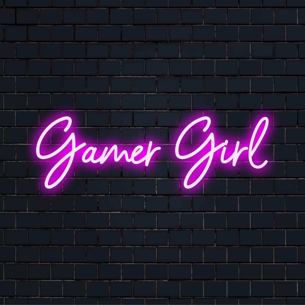 Gamer Girl Custom Made LED Neon Signs: Personalized Game-On Vibes – The ...