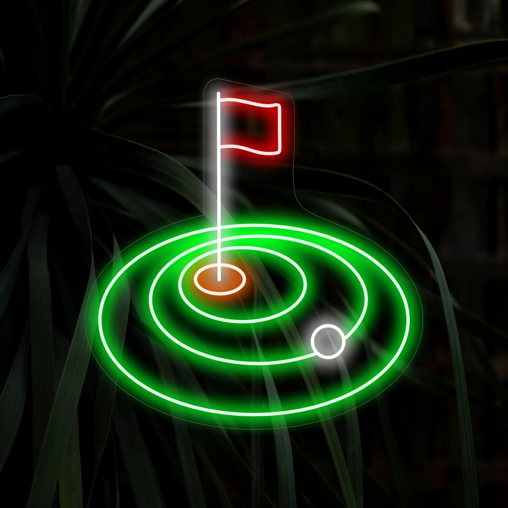 Putt in Style: Golf Hole Neon Sign | The Art Neon