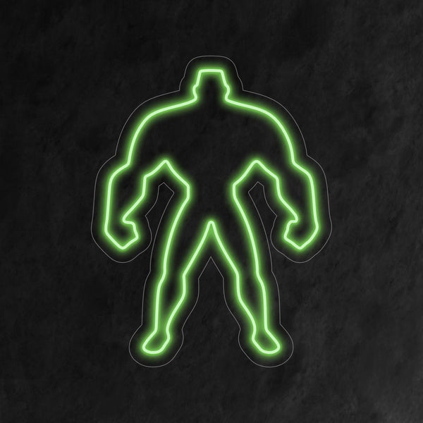 Hulk Neon Sign | Superhero-Inspired LED Wall Art | The Art Neon