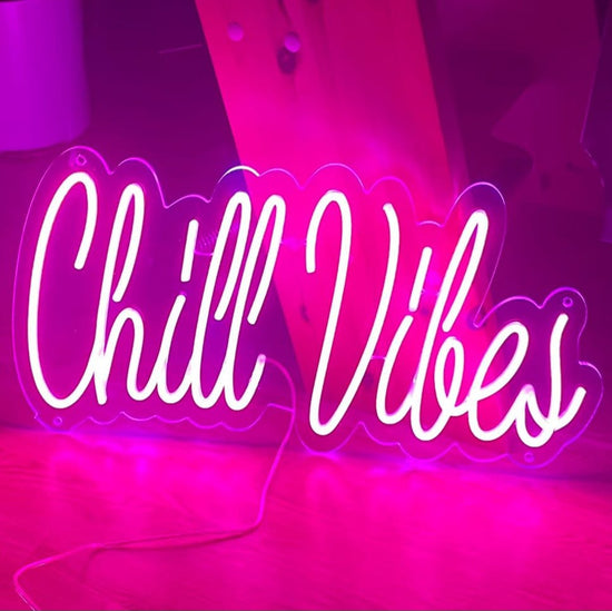 Relax in Style with The Art Neon's 'Chill Vibes' Neon Sign – Cool ...
