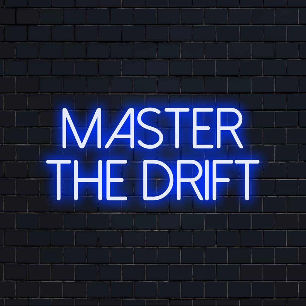 Master The Drift LED Neon Sign: Unique Custom Decor – The Art Neon