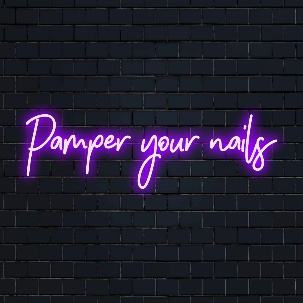 Mima tus Uñas 2: Decoración Personalizada con Letrero LED Luminoso ...