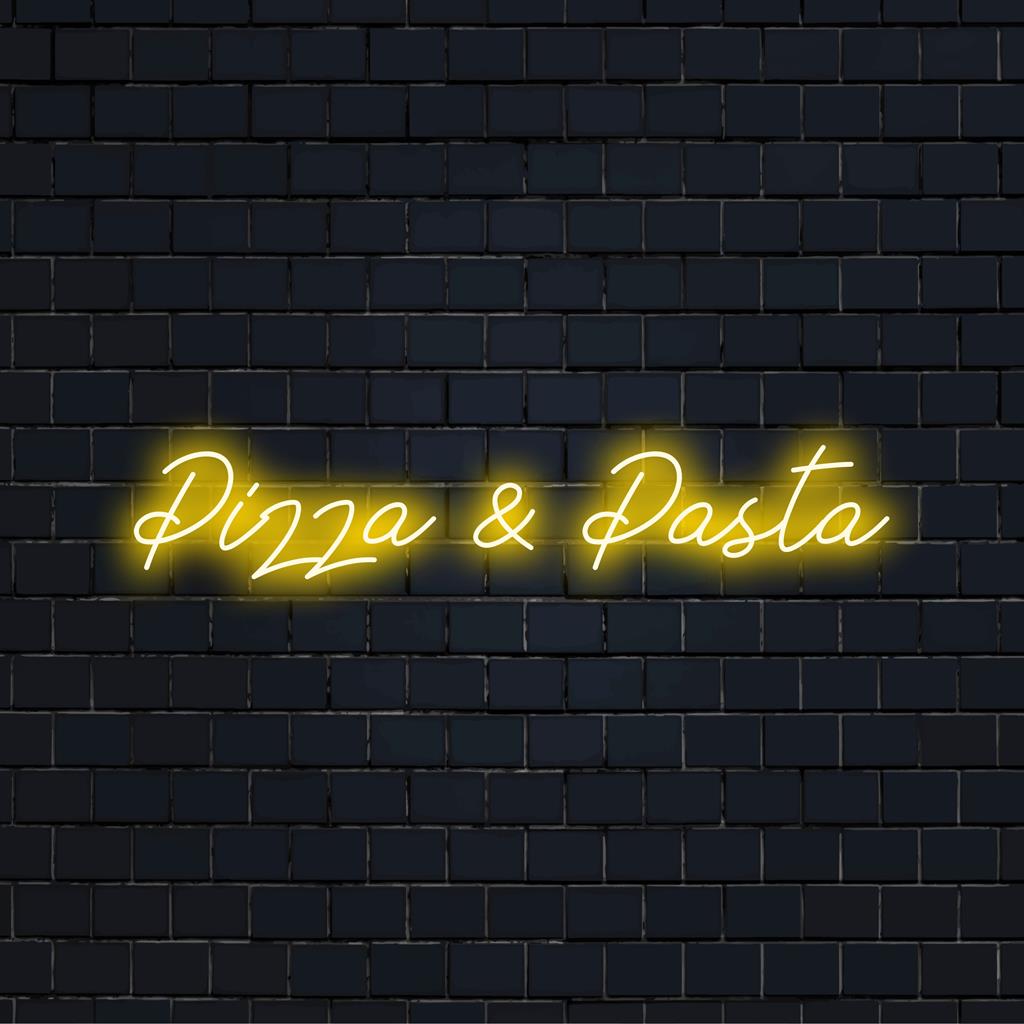 Pizza And Pasta Custom LED Neon Signs: Unique, Personalized Decor – The ...