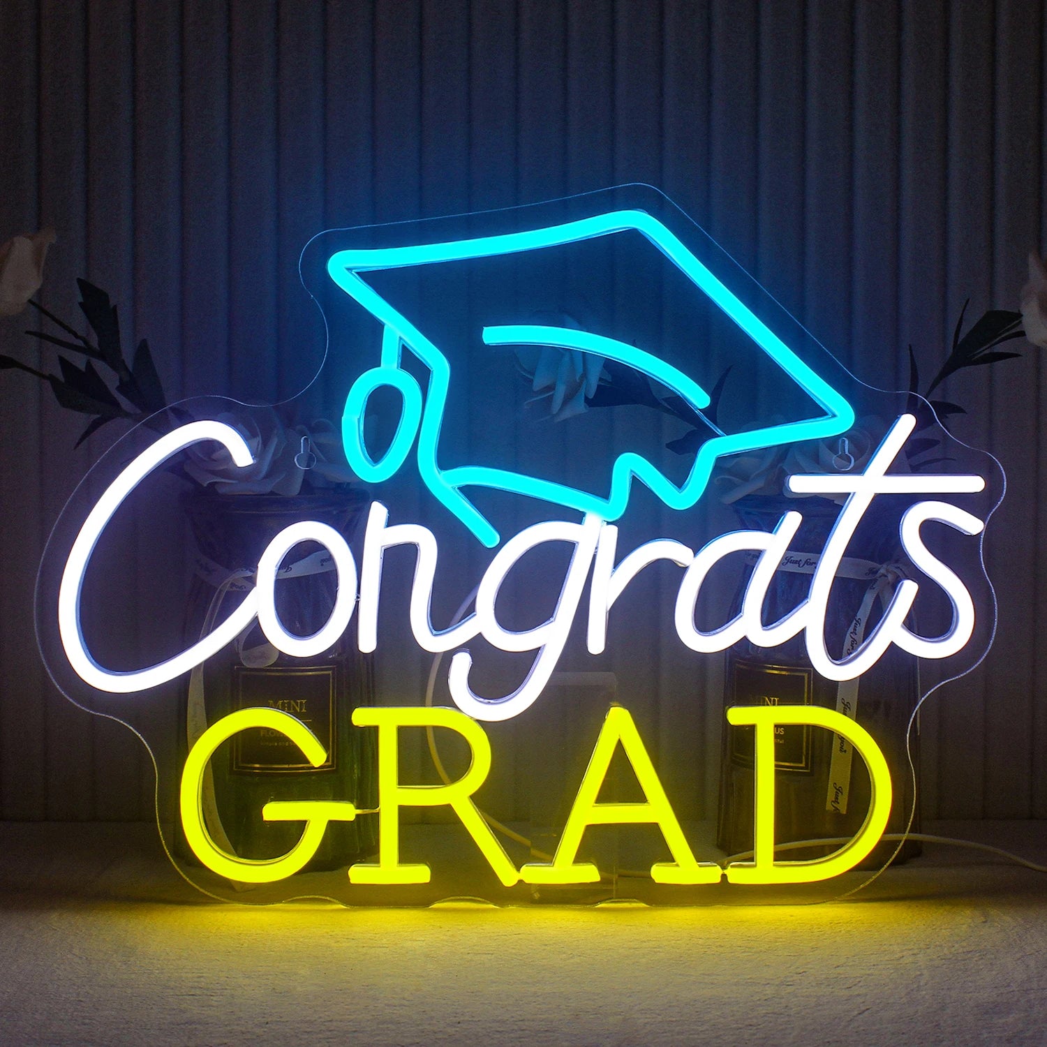Congrats Grad Affordable Custom Neon Signs for Home – The Art Neon