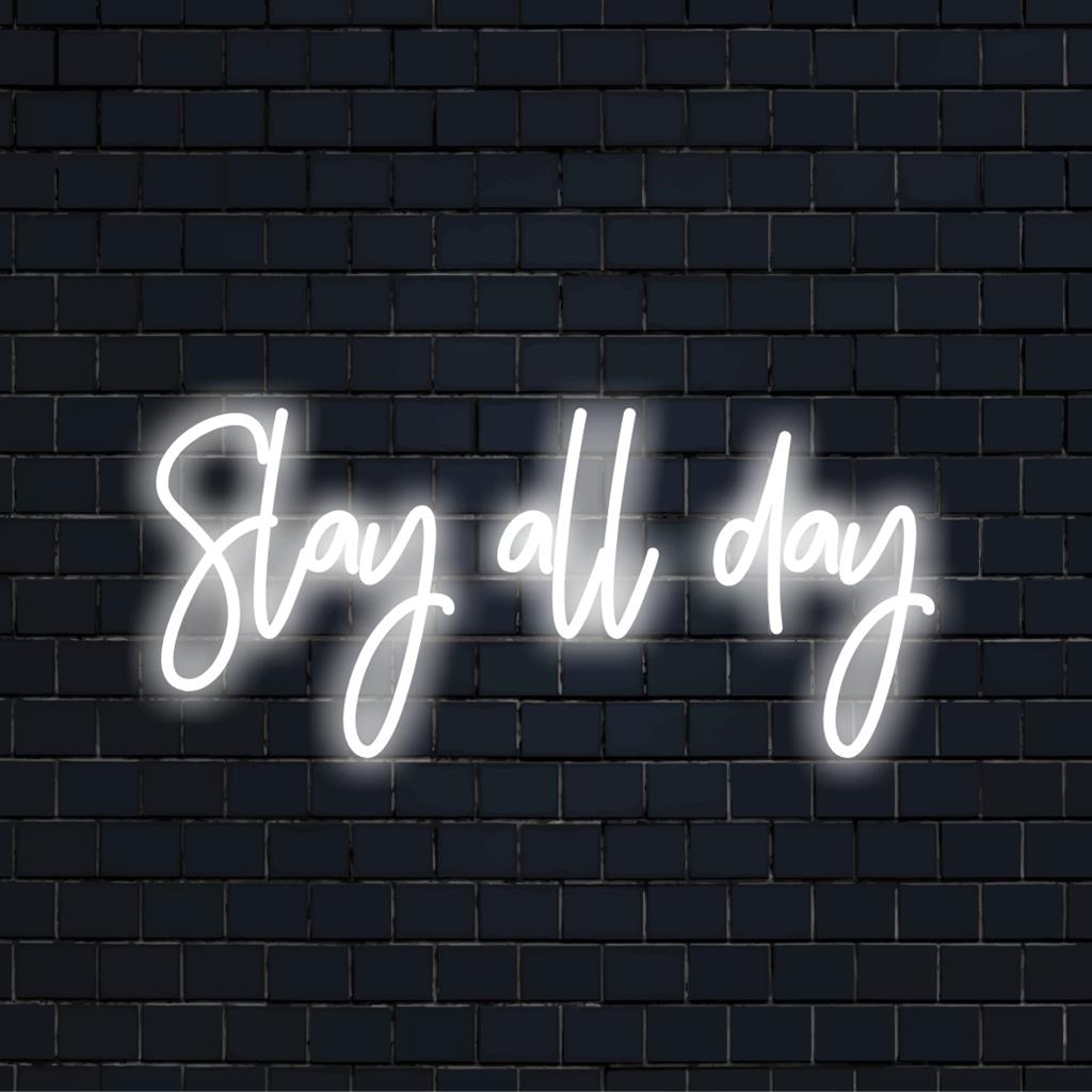 Carteles LED Personalizados "Slay All Day": Decoración Única para ...