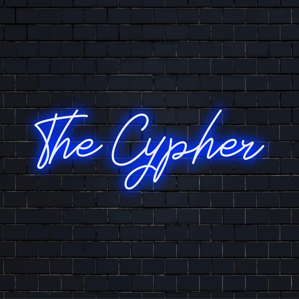 Cypher Custom LED Neon-skiltet: Personlig dekorert neonlys – The Art Neon
