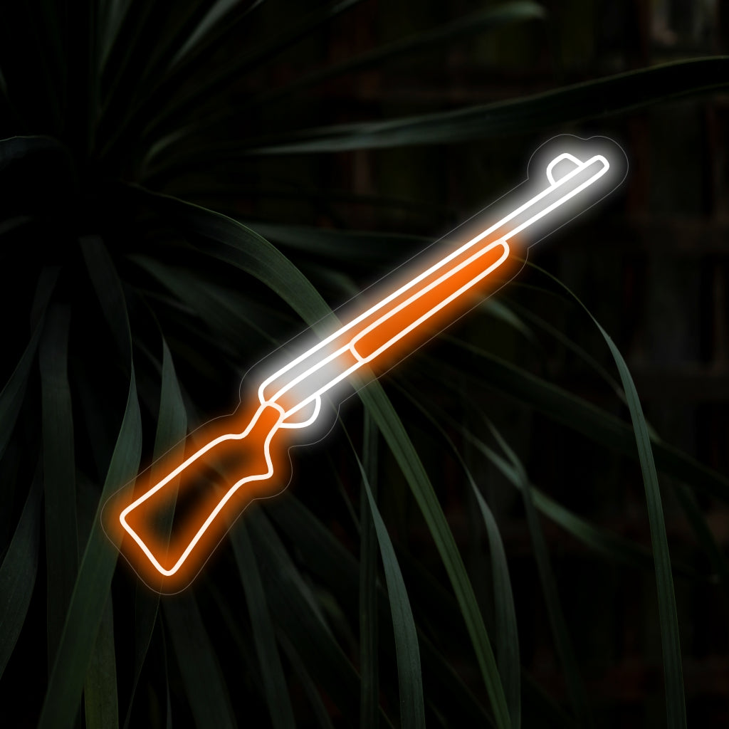 Embrace the Frontier Spirit - Western Rifle Neon Sign by The Art Neon ...