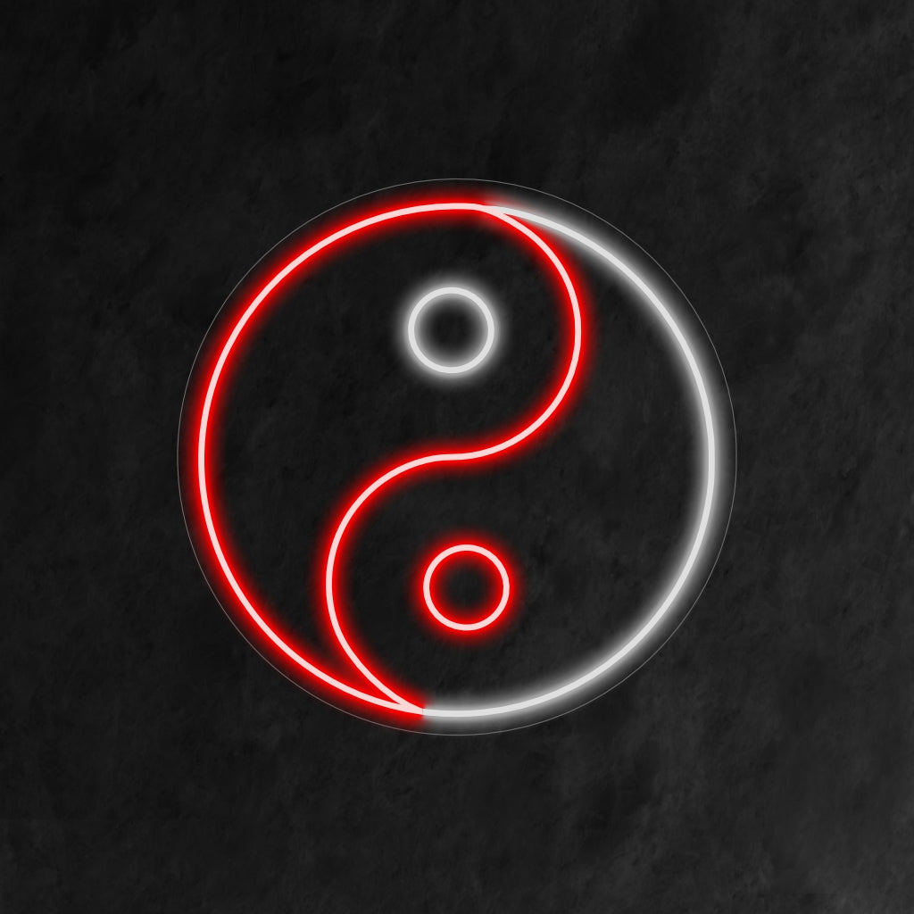 Yin Yang Neon Sign | Balance LED Wall Art | The Art Neon