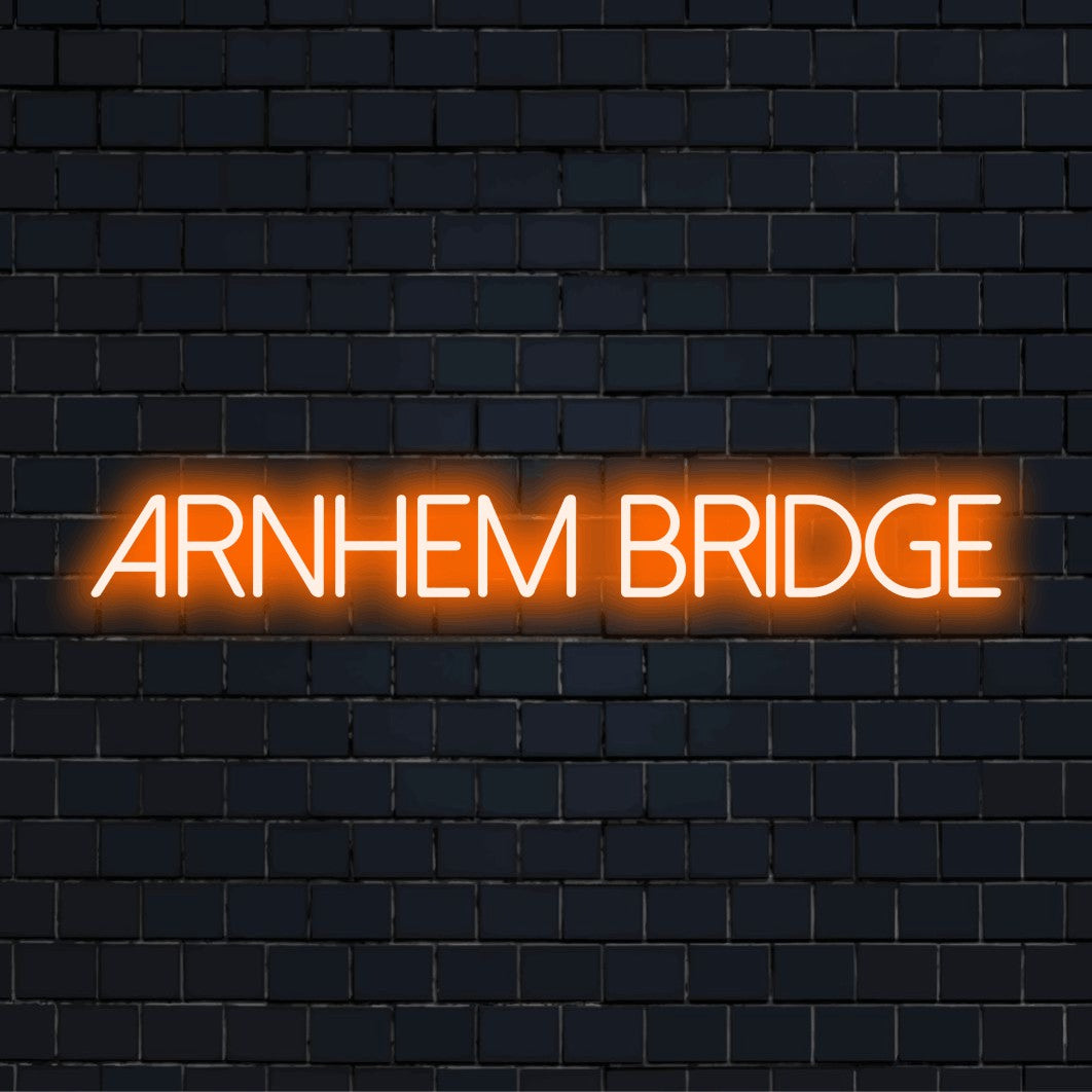 Arnhem Bridge Neon Sign | Custom Style – The Art Neon