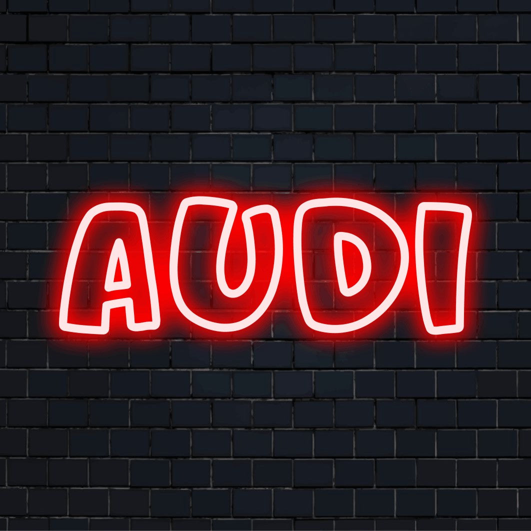 Audi LED Neon Sign | Custom Light – The Art Neon