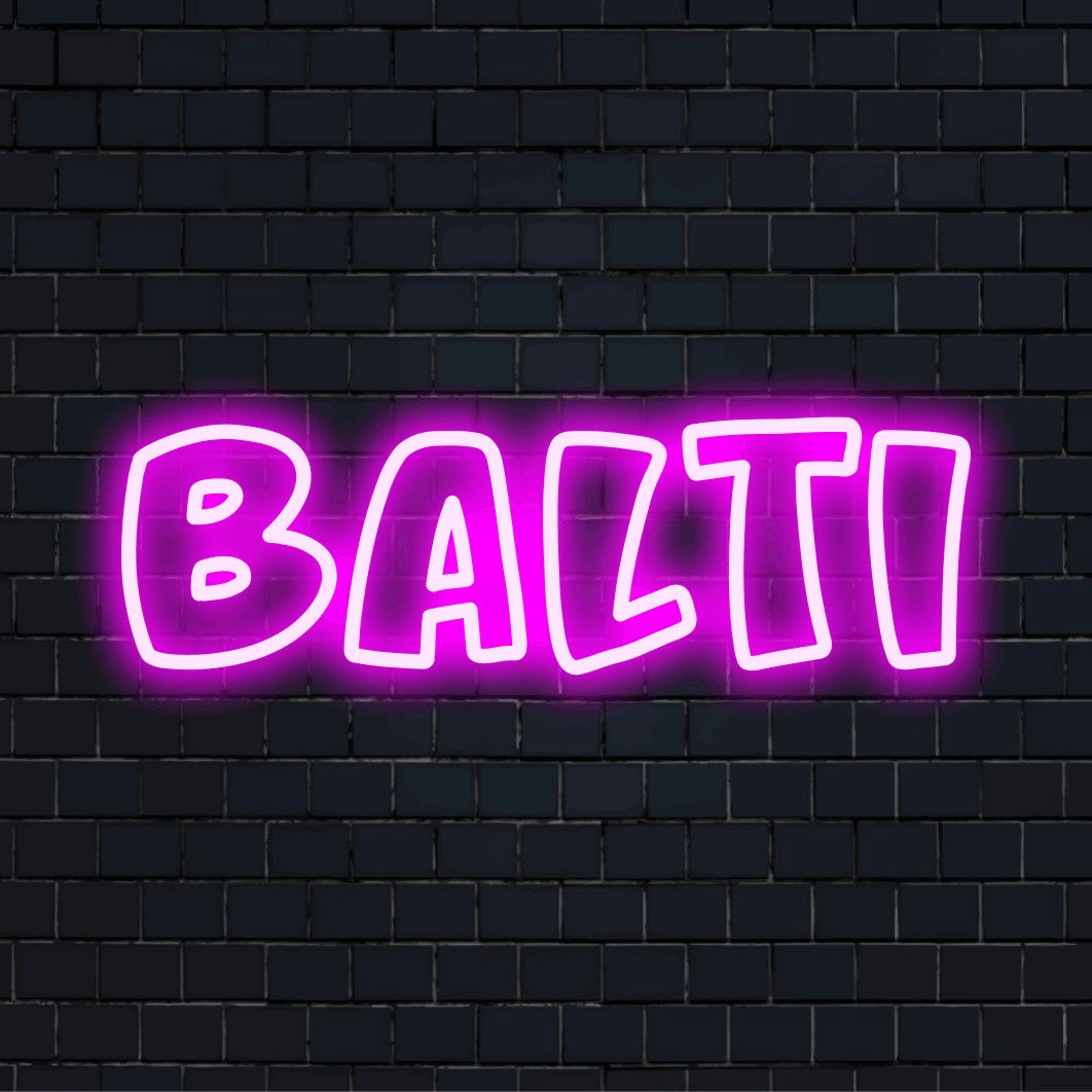 Enseigne lumineuse LED Balti | Style personnalisé – The Art Neon