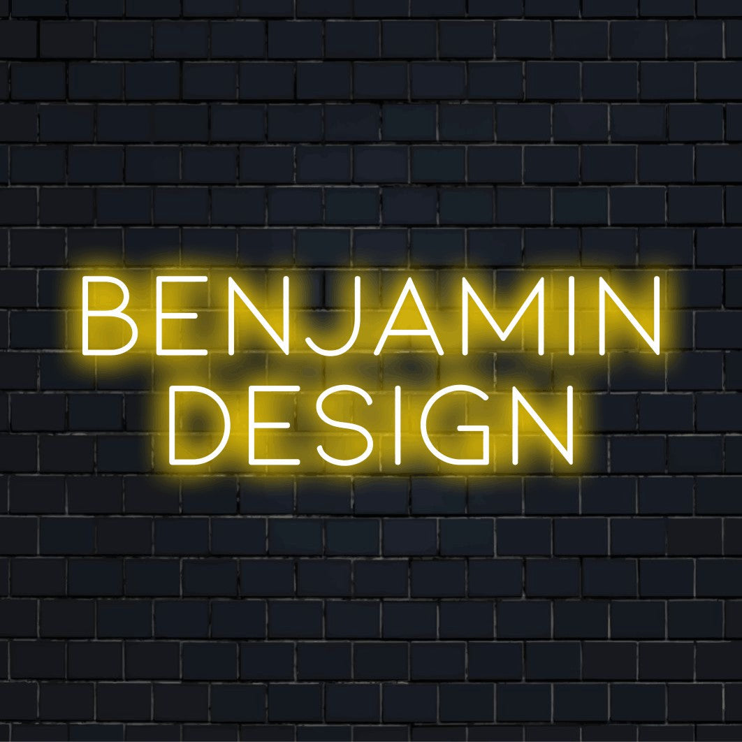 Letrero de neón LED personalizado de Benjamin Design | Estilo ...