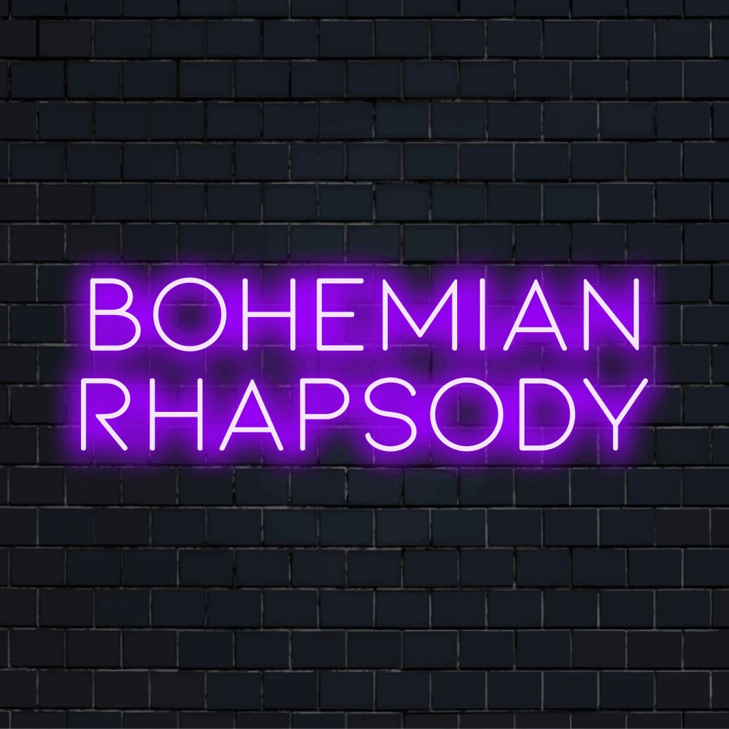 Bohemian Rhapsody Neon Light | Custom Sign – The Art Neon