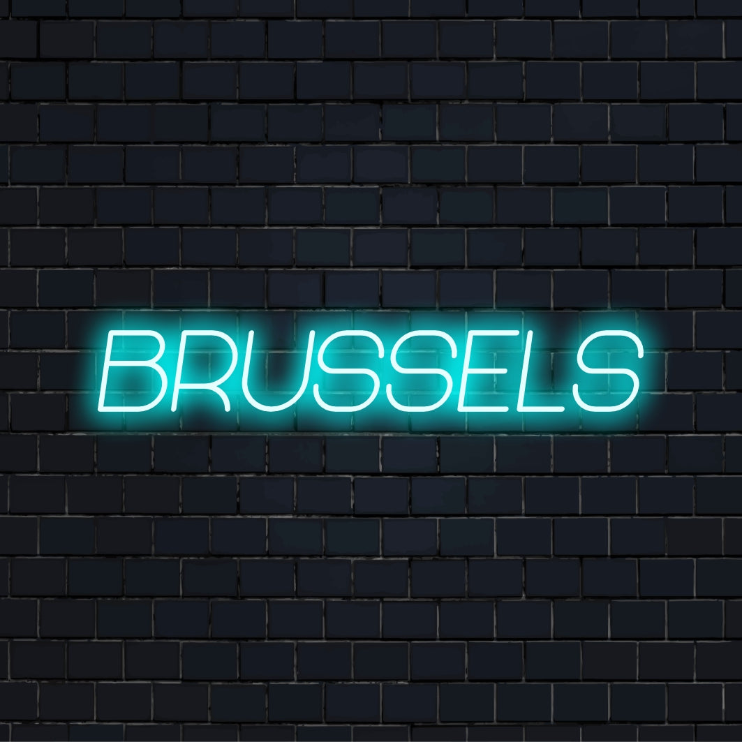Brussels LED Neon Sign | Light Sign – The Art Neon