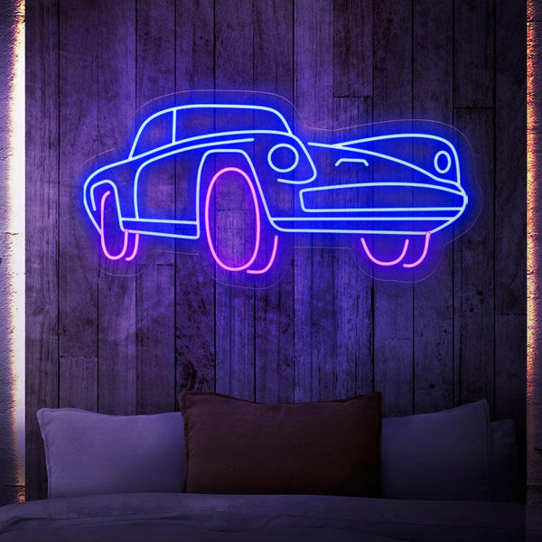 Car Neon Sign | Automotive Enthusiast LED Wall Art | The Art Neon