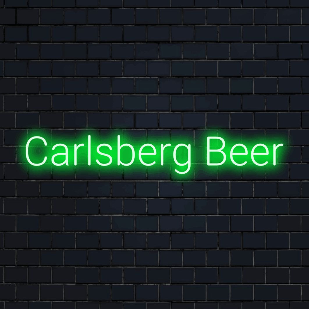 Carlsberg Beer Neon Light | Custom Sign – The Art Neon