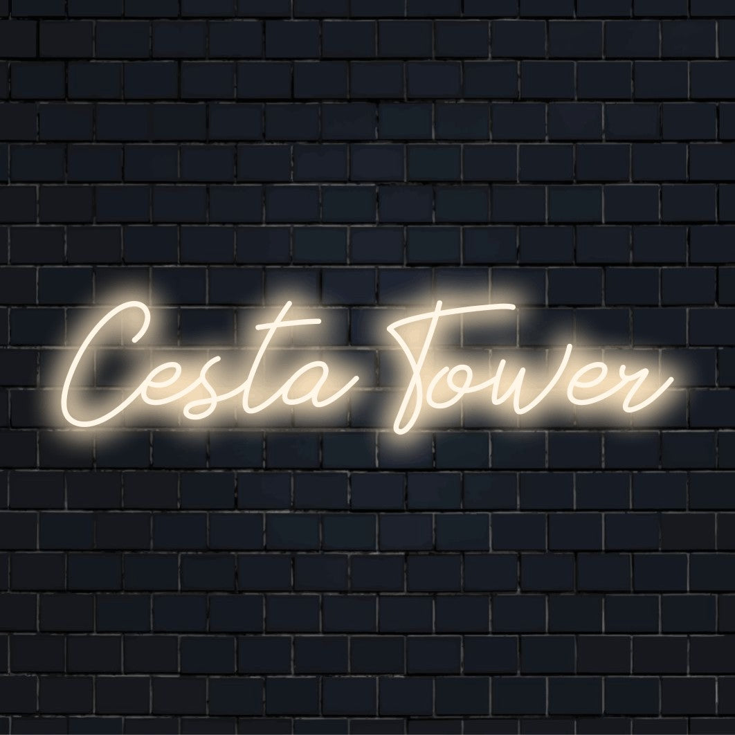 Cesta Tower LED Neon Sign | Light Sign – The Art Neon
