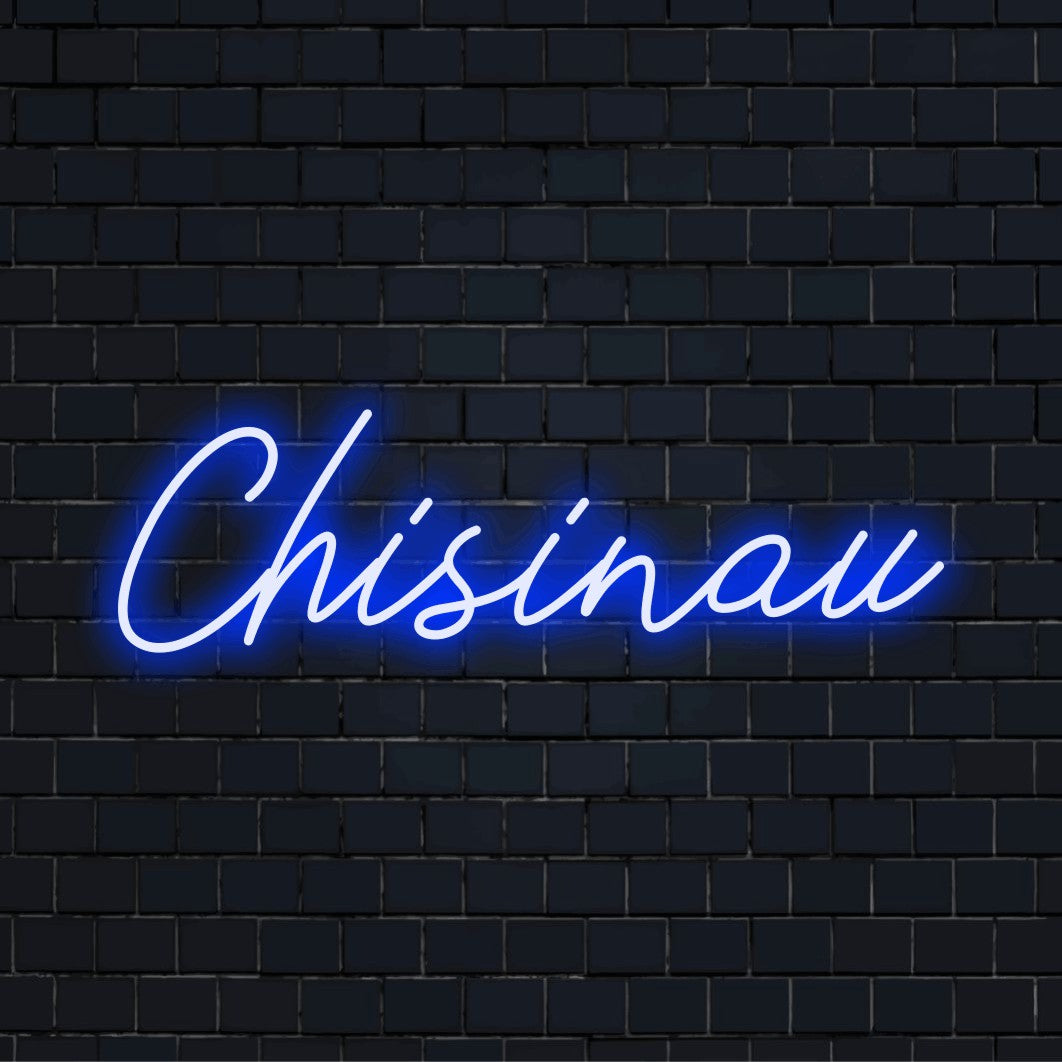 Chisinau Neon Light | Custom Sign – The Art Neon