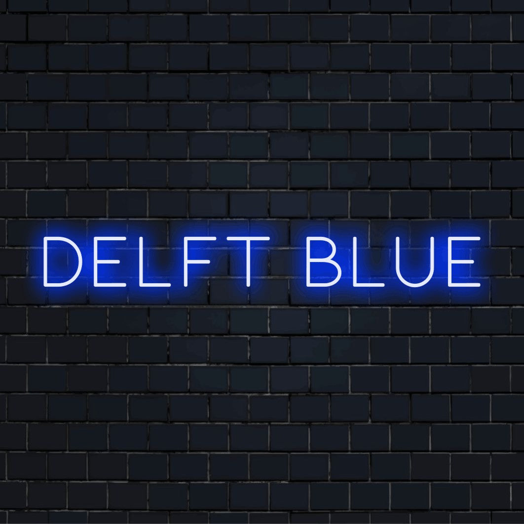 Delft Blue Neon Sign | Custom Light – The Art Neon