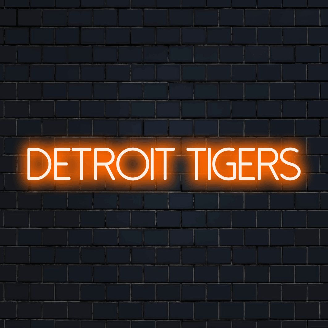 Detroit Tigers LED Neon Sign | Light Sign – The Art Neon