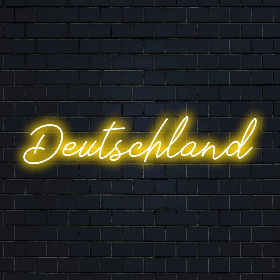 Deutschland LED Neon Sign | Custom Neon – The Art Neon