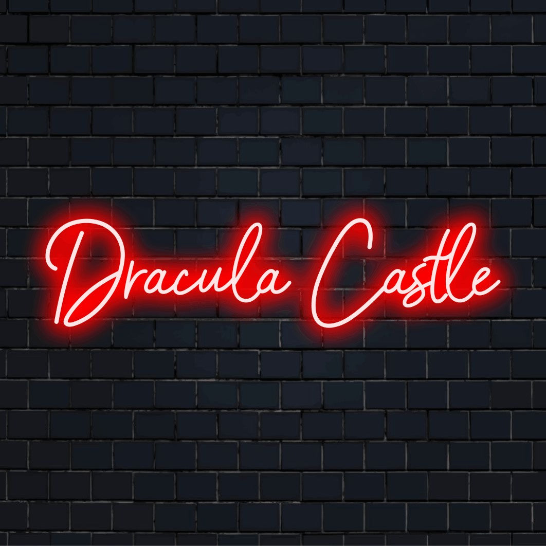 Dracula Castle LED Neon Sign | Light Sign – The Art Neon