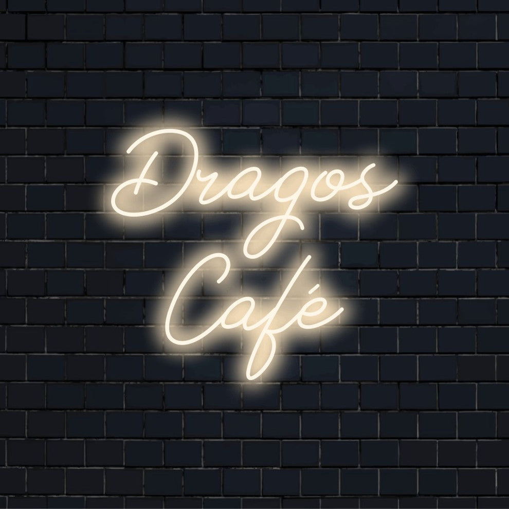 Dragos Cafe Personalized Neon Light | Custom Neon – The Art Neon