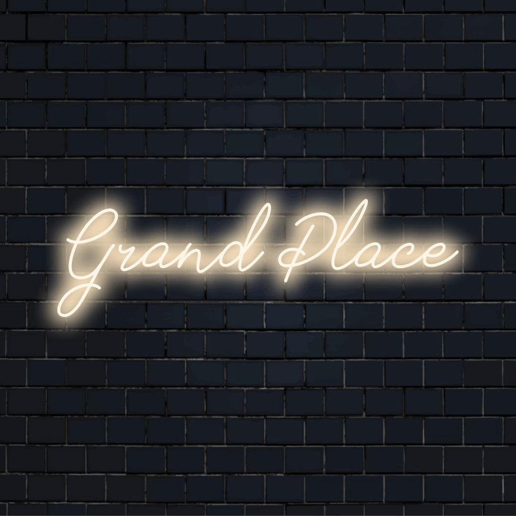 Neon LED Grand Place | Styl niestandardowy – The Art Neon