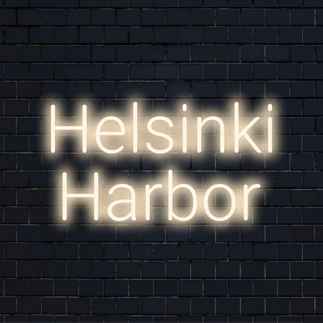 Helsinki Harbor Neon Sign | Custom Light – The Art Neon