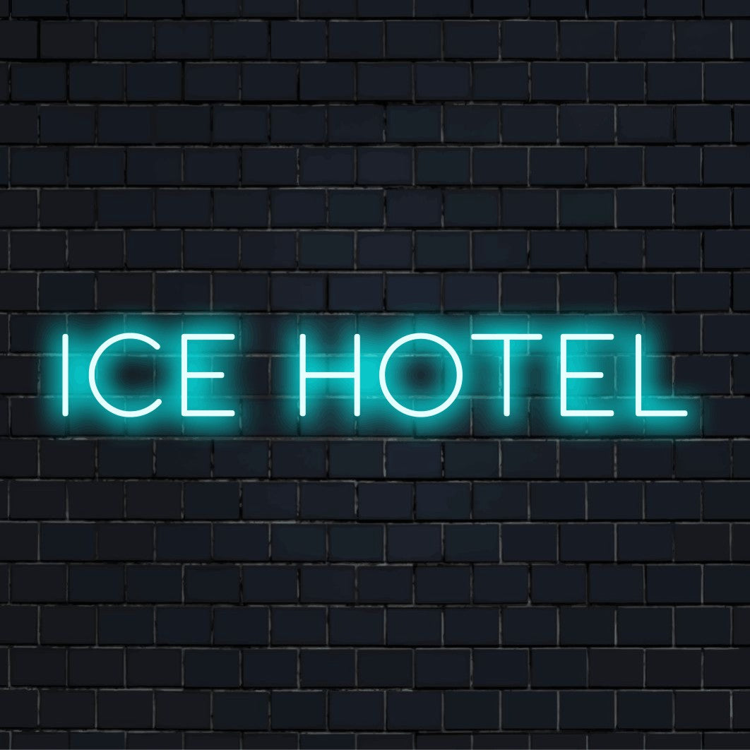 Ice Hotel LED Neon Sign | Custom Style – The Art Neon