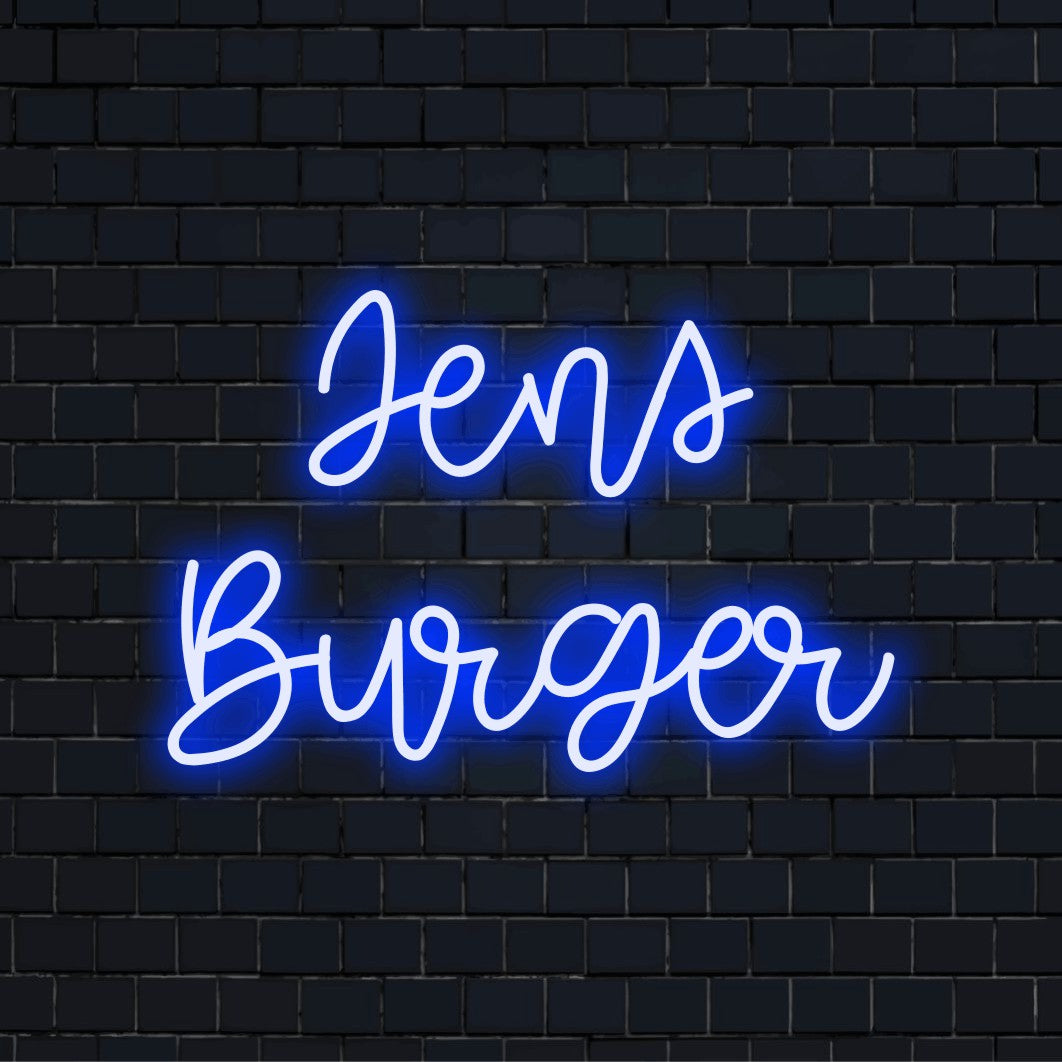 Jens Burger Personalized LED Neon Sign | Custom Light – The Art Neon
