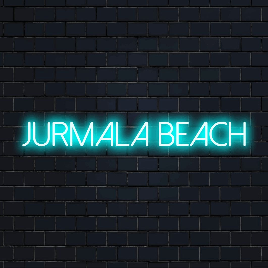 Letrero de neón LED de Jurmala Beach | Estilo personalizado – The Art Neon