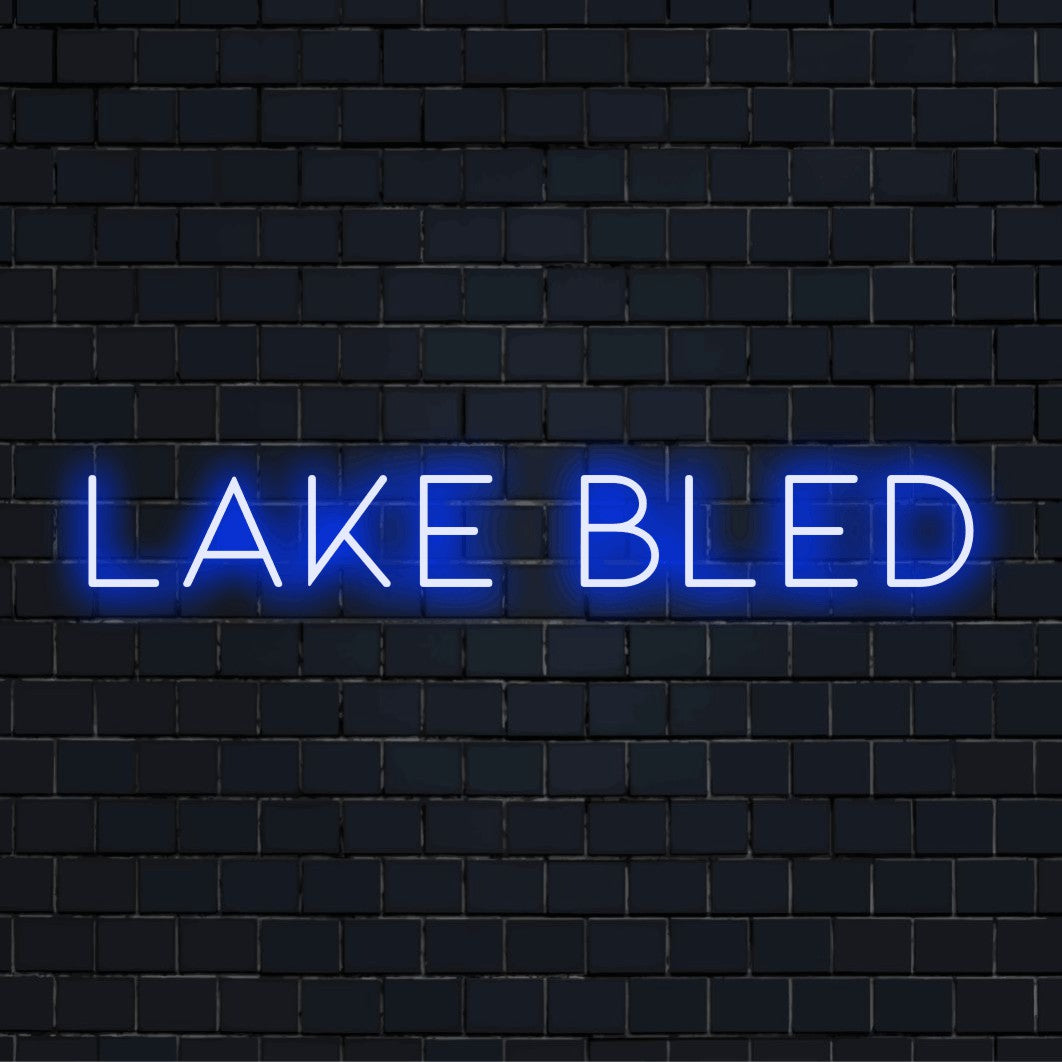 Lake Bled Neon Sign | Custom Style – The Art Neon