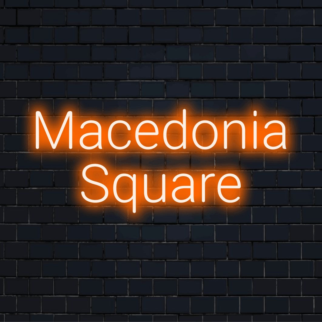 Letrero de neón LED de la Plaza Macedonia | Estilo personalizado – The ...