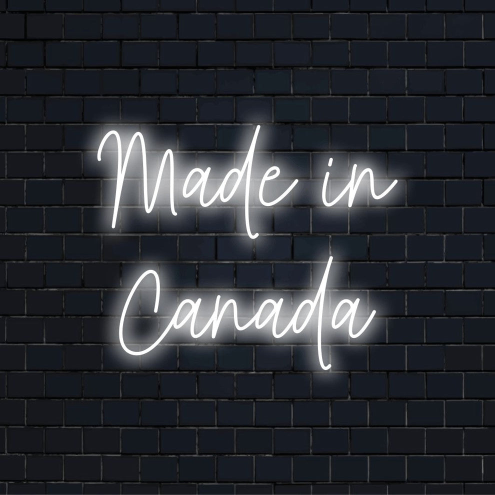 Letrero de neón LED hecho en Canadá | Luz personalizada – The Art Neon