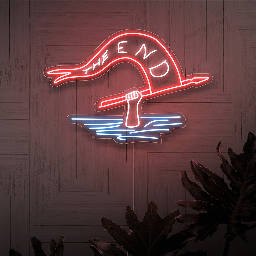 The End Neon Sign | Final Curtain | The Art Neon