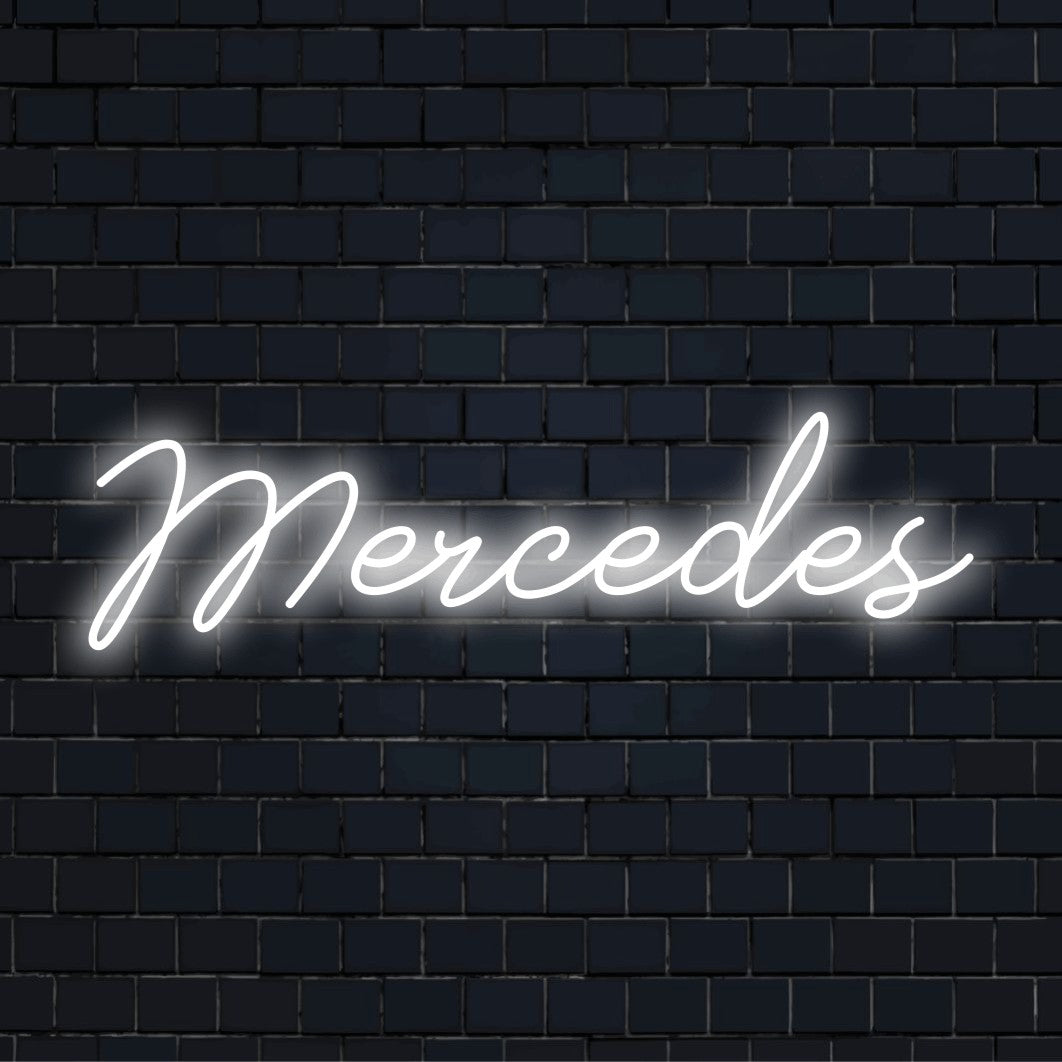 Mercedes LED Neon Sign | Custom Neon – The Art Neon