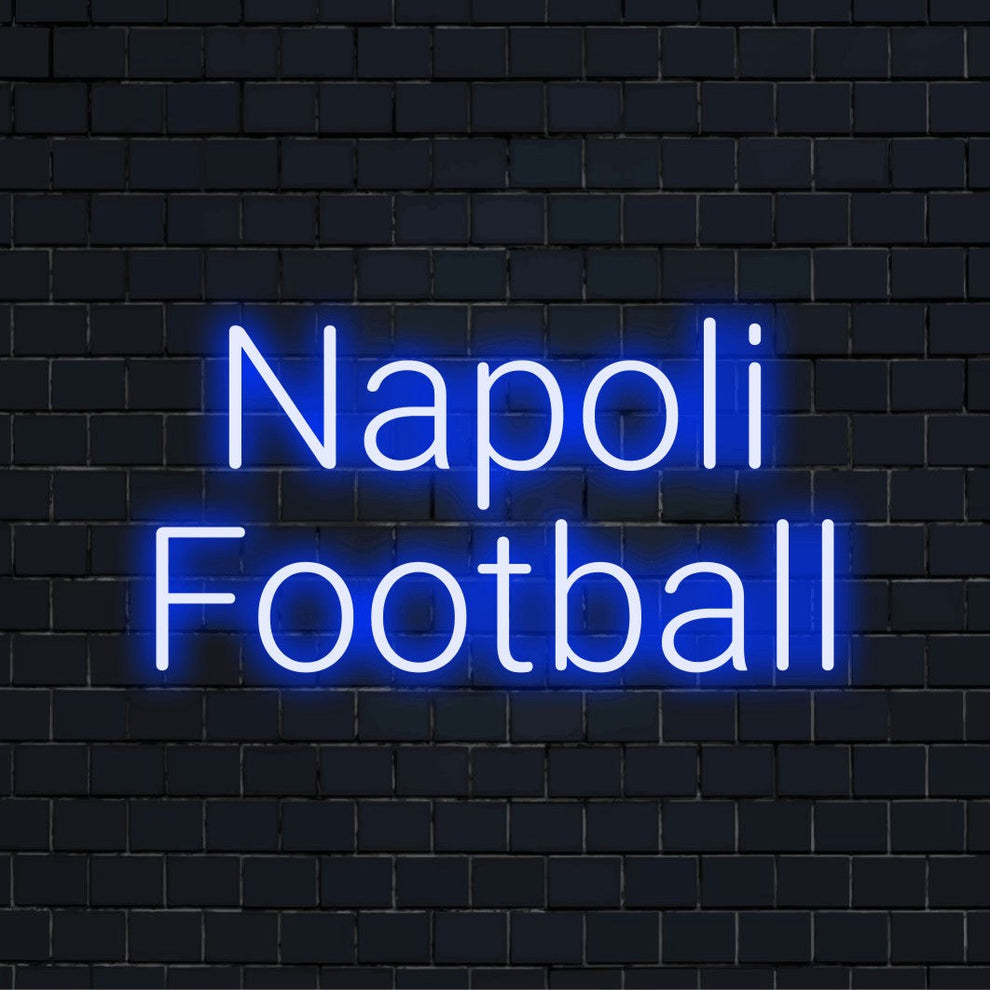 Letrero de neón LED del Napoli Football | Luz personalizada – The Art Neon