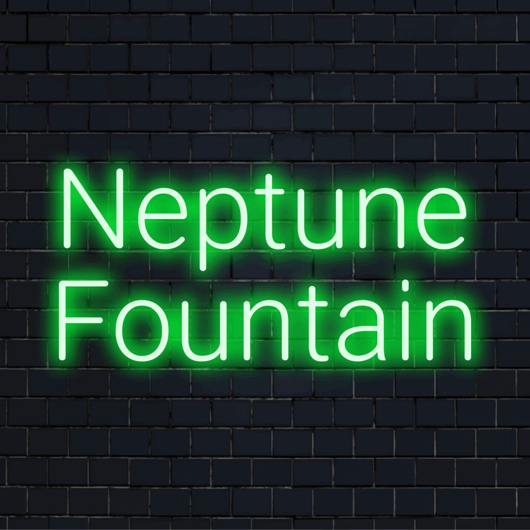 Letrero de neón LED de la Fuente de Neptuno | Neón personalizado – The ...